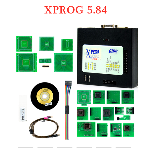 Latest Version X-PROG Box ECU Programmer XPROG-M V5.84 with USB Dongle ...