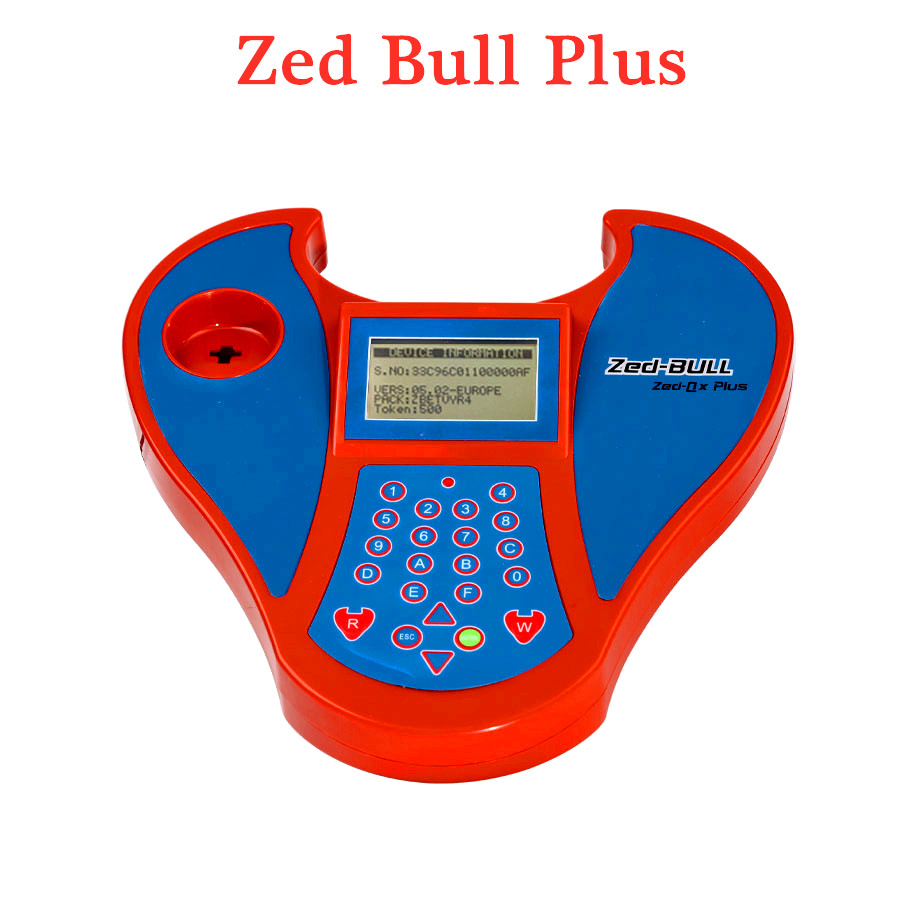 Big Size ZED-Bull ZED BULL V502 Transponder Clone Key Programmer,Auto Key Programmer