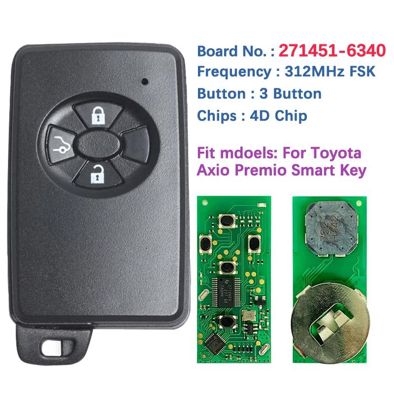 Aftermarket 3Button Smart Key Keyless Remote Control Board number ...