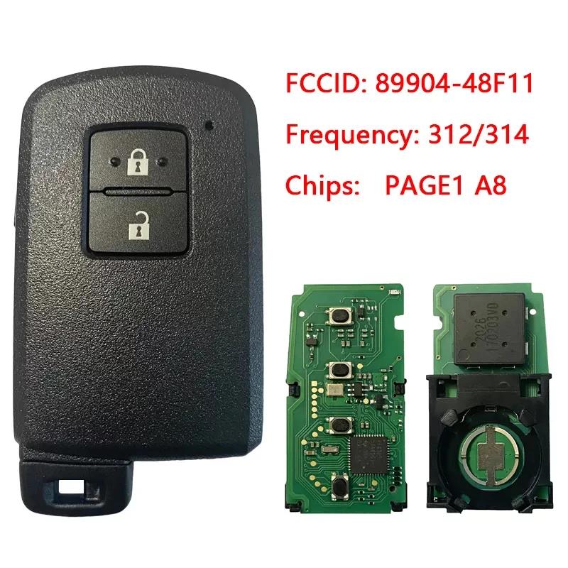 Aftermarket Smart Key For Toyota Land Cruiser Harrier 2 Buttons A8 DST ...